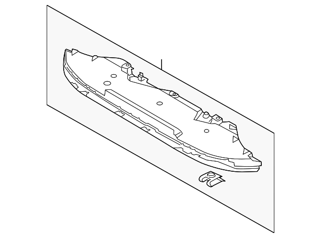 BR3Z-17626-B - Lower Shield - 2011-2012 Ford Mustang | OEM Ford Parts ...