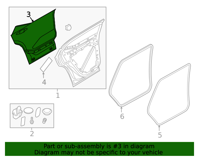 Volvo OEM Outer Panel Part# 31479753 | OEM Vehicle Parts