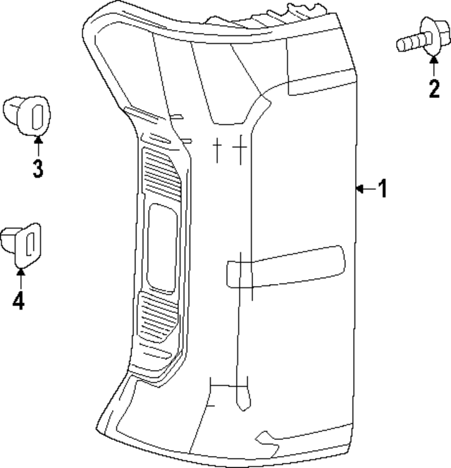 Combo Lamp Assembly - 2024 Toyota Tacoma (81560-AK010) | Toyota of El ...