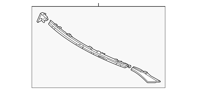 2021-2023 Toyota Venza Grille Molding 53122-48150 | Toyota Parts Center