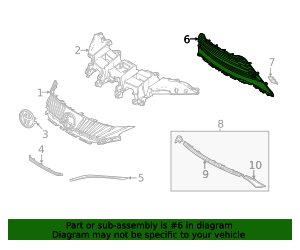 2021-2022 Toyota Venza Lower Grille 53112-48420 | Toyota Parts Center