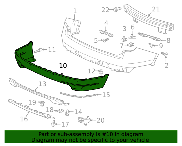 2019-2022 Honda Pilot Lower Cover 71510-TG7-A50 | Genuine Honda Parts