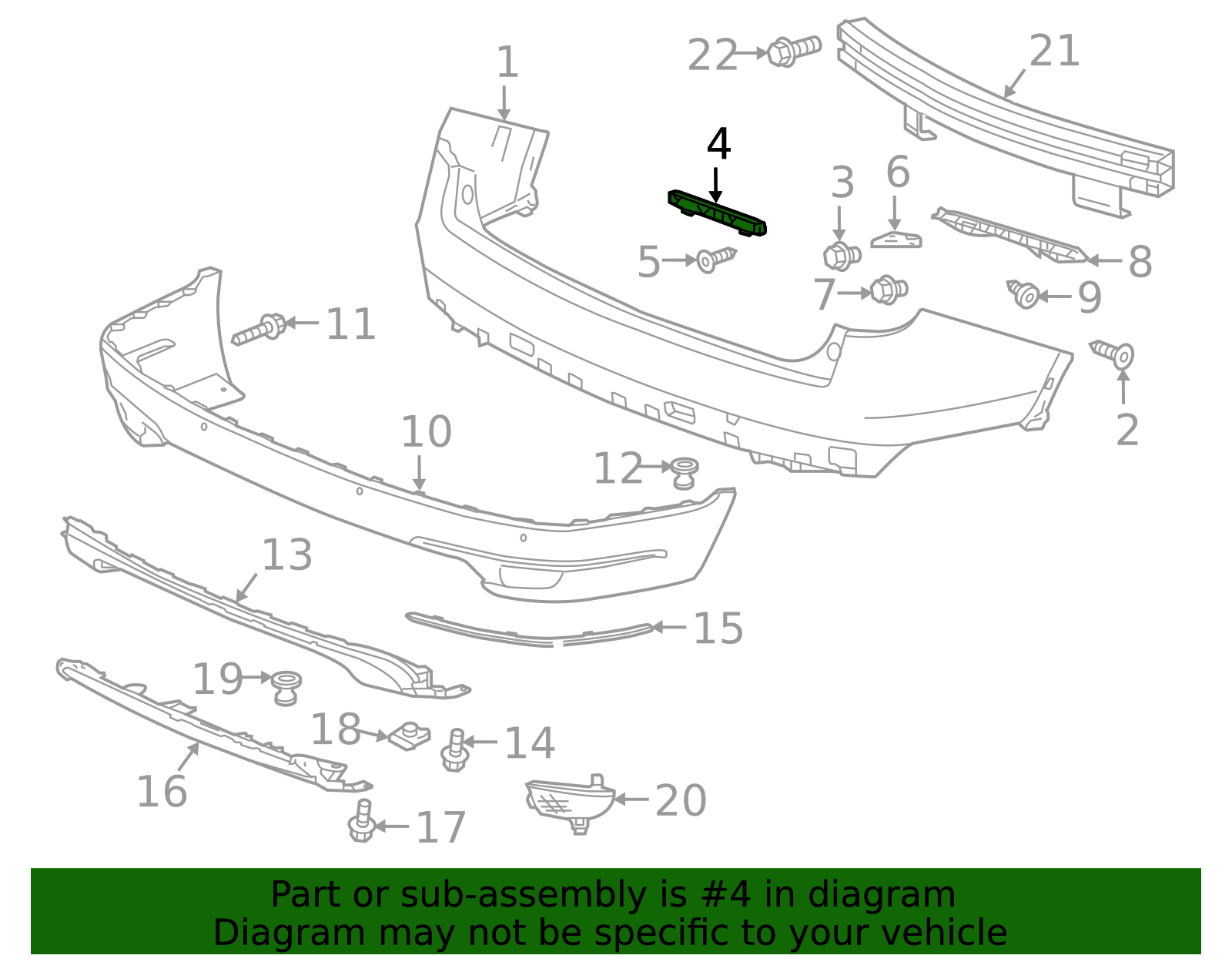 71591-TG7-A00 - 2016-2025 Honda - Beam R Rear Bumper (Upper) | Honda ...