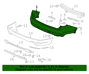 04715-TG7-A50ZZ - Bumper Cover 2019-2022 Honda Pilot | Honda Parts Online