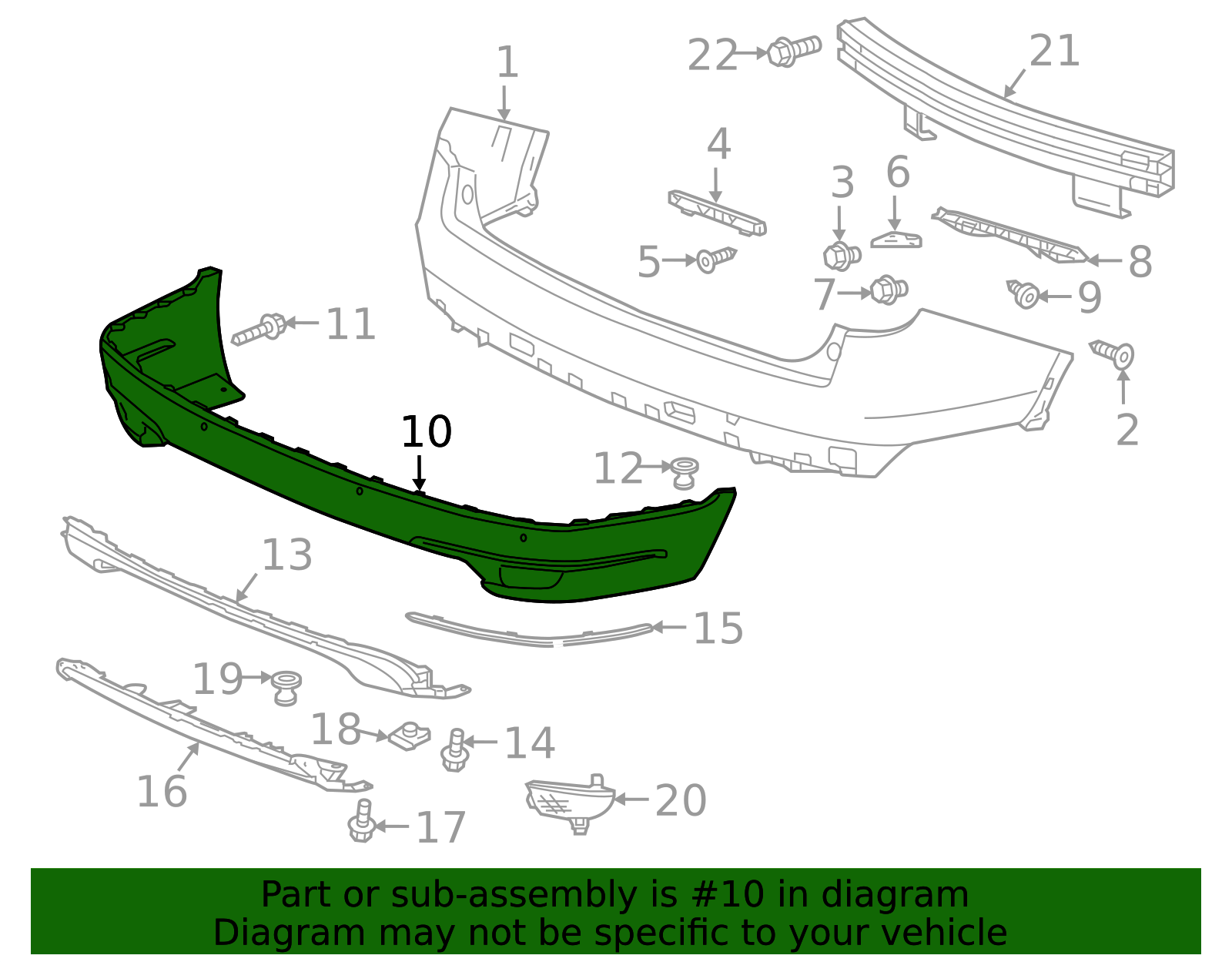 Factory Direct Lower Cover for 2019-2022 Honda Pilot | Part# 71510-TG7 ...