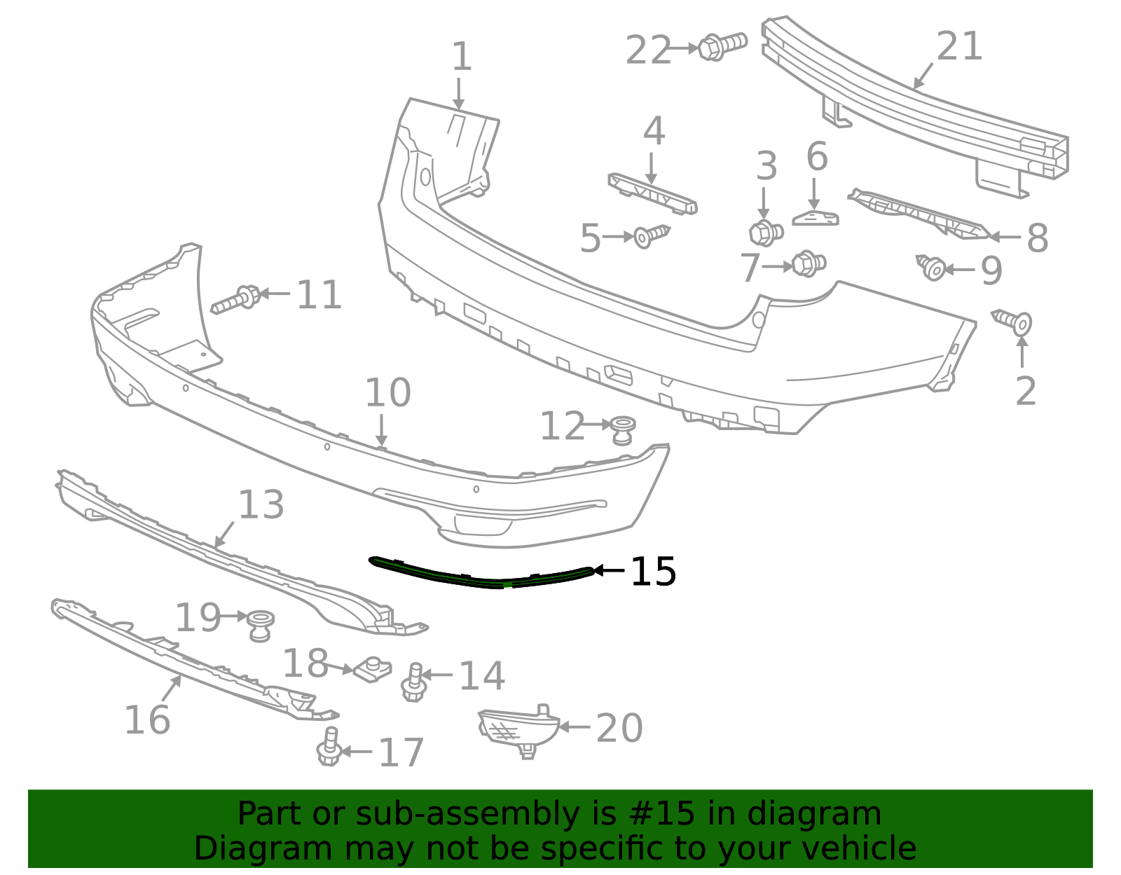 71517-TG7-A50 - 2019-2022 Honda Pilot - Corner Molding | Genuine Honda ...
