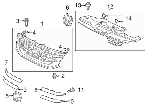 93913-15420 - Screw Tapping (5X16) (Po) - 2003-2021 Honda | Honda ...