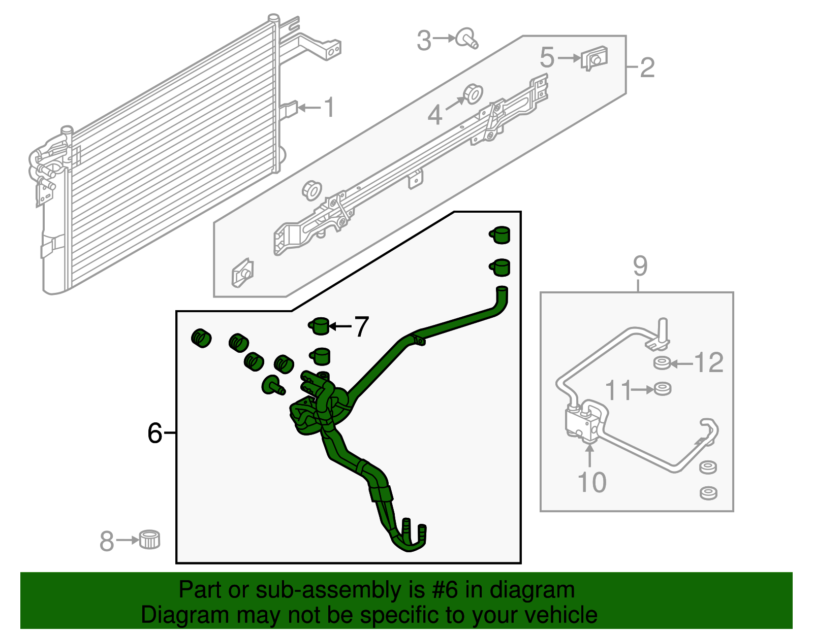 DB5Z-7R081-R - Inlet Tube - 2013-2019 Ford Police Interceptor Utility ...
