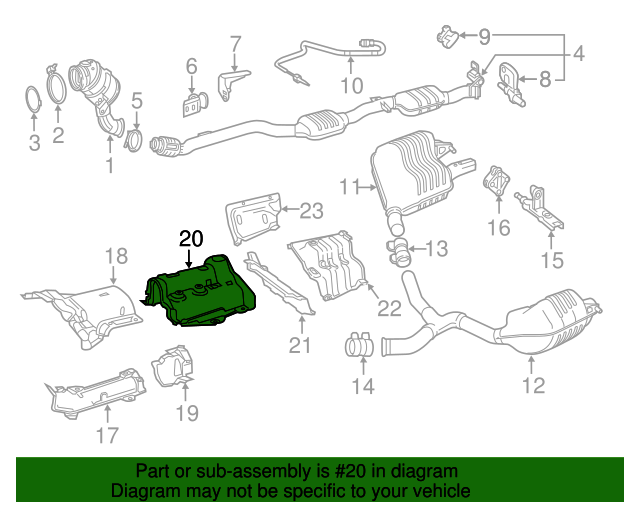 205-470-03-47 - Heat Shield 2015-2020 Mercedes-Benz | Mercedes-Benz USA ...