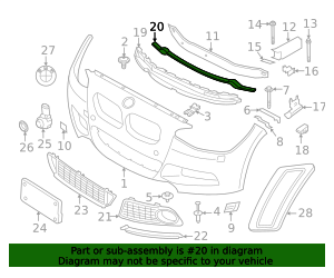 51128055968 - 2014-2021 BMW Carrier (51-12-8-055-968) | BMW of South ...