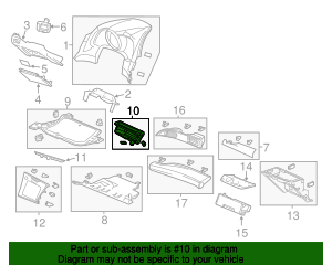 77285-SZT-G02ZA - Pocket Assembly 2011-2016 Honda CR-Z | Honda Parts Online