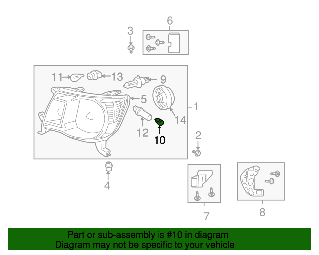 90981-15012 - Bulb - 2003-2015 Toyota | OEM Genuine Toyota Parts