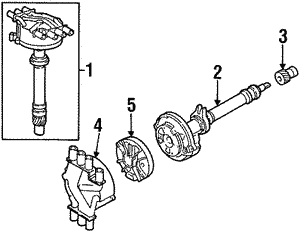 1985-1997 GM Distributor Drive Gear 19052845 | GM Parts Center