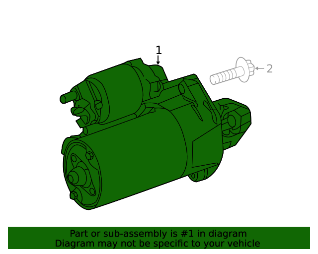 276-906-44-00-80 - Starter Motor 2015-2023 Mercedes-Benz ...