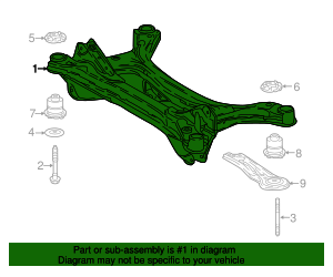 51206-06130 - Cross-Member 2018-2024 Toyota | Ourisman Toyota Parts