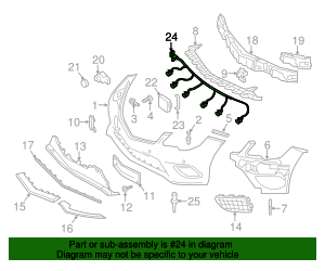 207-440-01-08 - Wire Harness 2014-2017 Mercedes-Benz | Mercedes-Benz ...