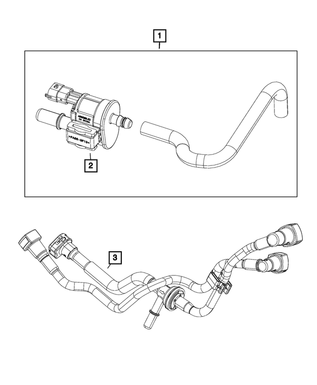2019-2022 Jeep Cherokee Purge Tube 05281406AD | Mopar Estores