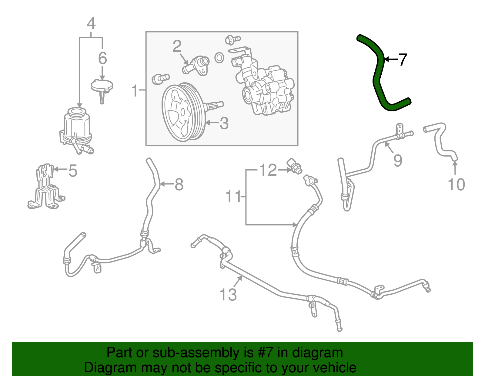 44348-35300 - Reservoir Hose - 2010-2020 Lexus GX460 | My L Parts