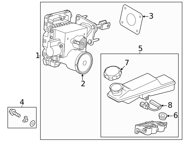 2022-2023 Genesis GV70 Reservoir Assembly 58511-AR000 | OEM Parts Online