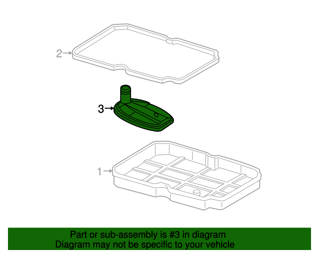 212-277-02-95 - Transmission Oil Filter 2013-2019 Mercedes-Benz ...