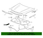 2021-2024 GM Hood Secondary Latch Release Handle 84299566 GM ...