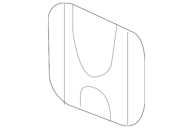 2009-2022 Honda Grille Emblem 75700-TF0-000 | Genuine Honda Parts