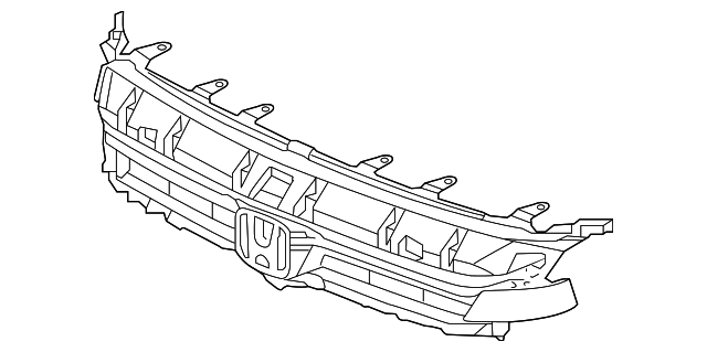 71121-TXM-A01 - Base, Front Grille (Upper) - 2019-2021 Honda Insight ...