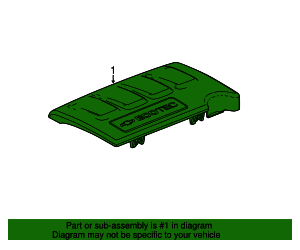 2011-2021 GM Engine Cover 55568393 | TascaParts.com