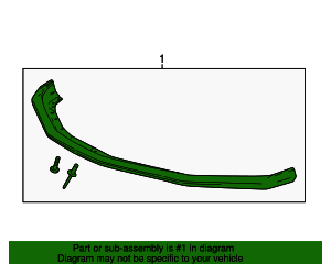 2017-2018 Chevrolet Camaro Black Front End Spoiler 84116099 ...