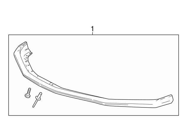2017-2018 Chevrolet Camaro Black Front End Spoiler 84116099 ...