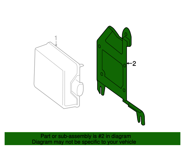 231-545-43-40 - Bracket 2013-2016 Mercedes-Benz | Mercedes-Benz USA Parts