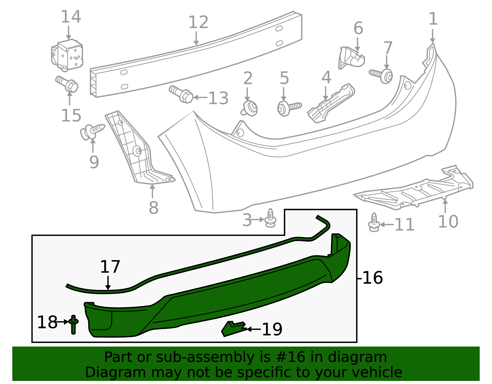 2017 Toyota Prius C 2017 Toyota Prius C - Spoiler 76092-52020-C0 ...
