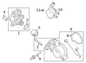 W704599-S450 - Fuel Pump Mount Stud 2021-2023 Ford F-150 | Big 3 Auto Parts