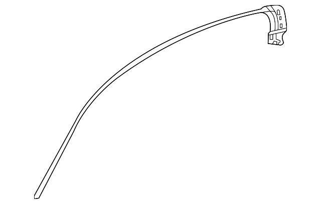 Genuine BMW 51-76-7-435-443 | Upper Weather-Strip | FREE Shipping on ...