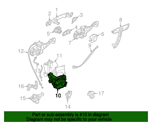 31416678 - Lock Actuator 2006-2013 Volvo C70 | AutoNationParts.com