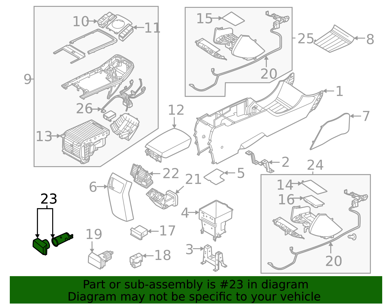 2019-2024 Kia 12 Volt Accessory Power Outlet 95120-H8100 | TascaParts.com