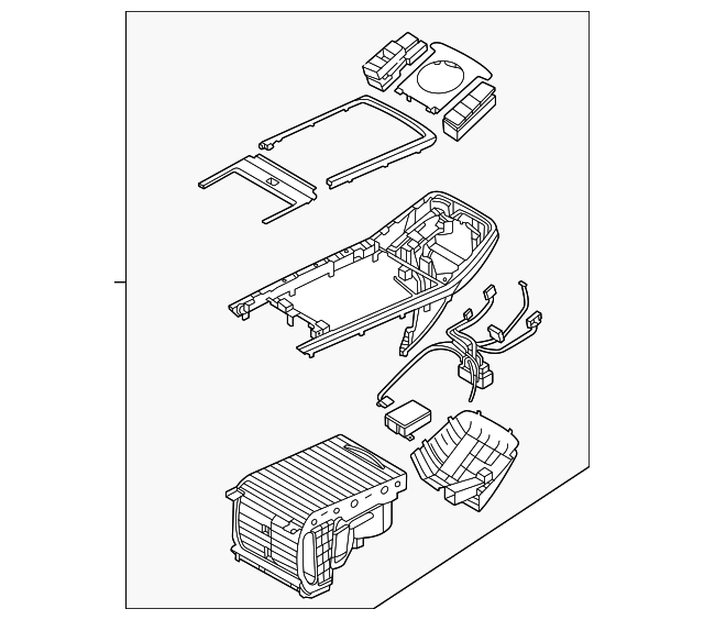 2019-2022 Kia Niro EV Upper Cover 84650-Q4580CSD | QuirkParts
