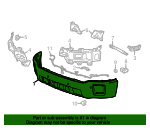 2014-2015 GM Bar-Frt Bpr Imp Chrome 22944859 | GM Parts Center