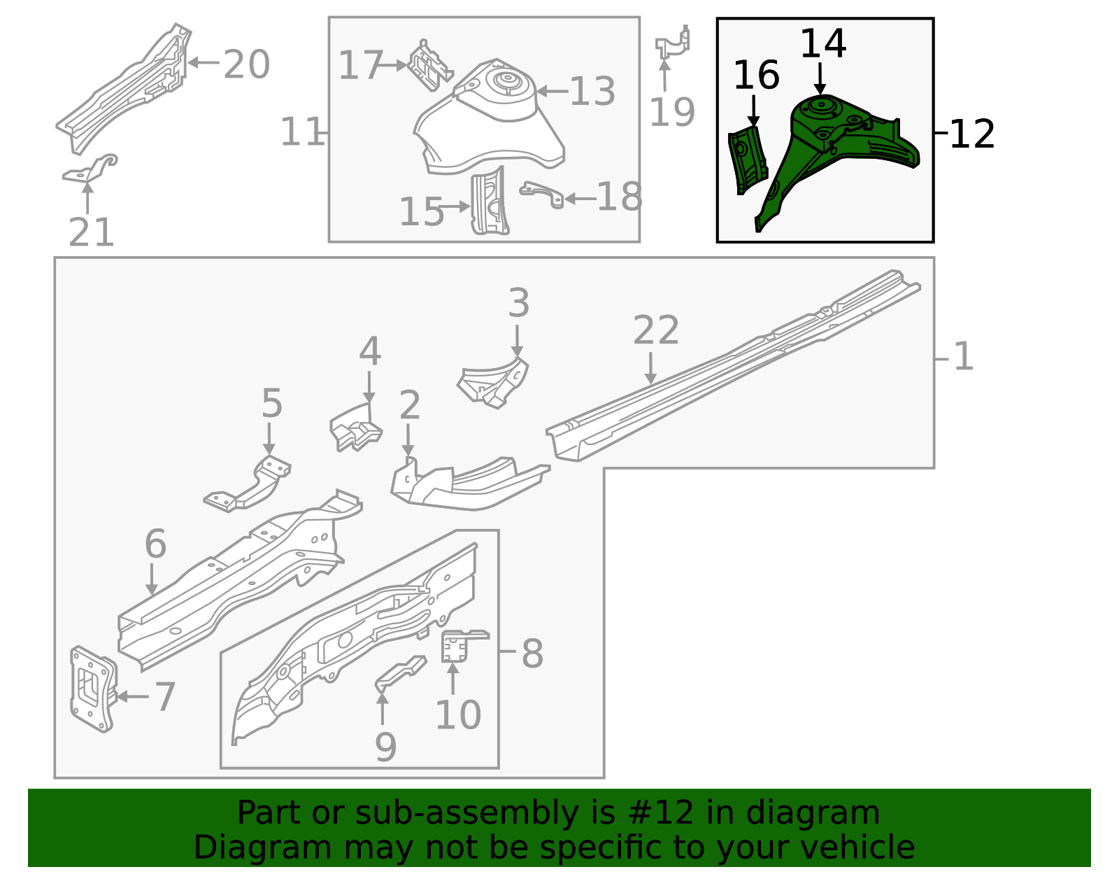 5Q0-805-115-E - Apron Assembly 2019-2025 Volkswagen | Volkswagen Parts ...