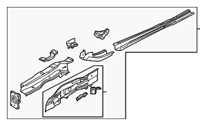 2019 Volkswagen Jetta Rail Assembly 5Q0-803-091-P | QuirkParts