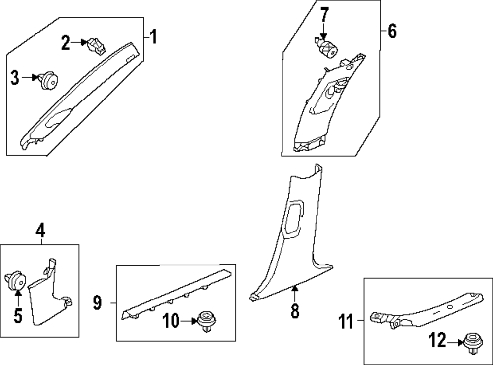 83160-30A-A01ZA - 2023-2025 Honda Accord - Cowl Trim | Genuine Honda Parts