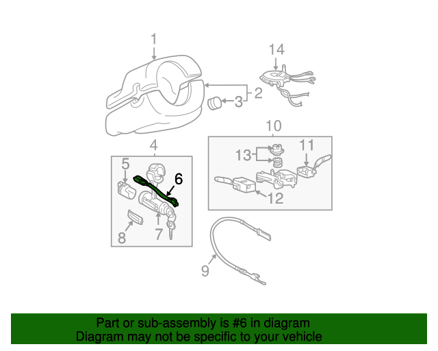 95412-2D000 - Hazard Warning Switch 2001-2006 Hyundai Elantra ...