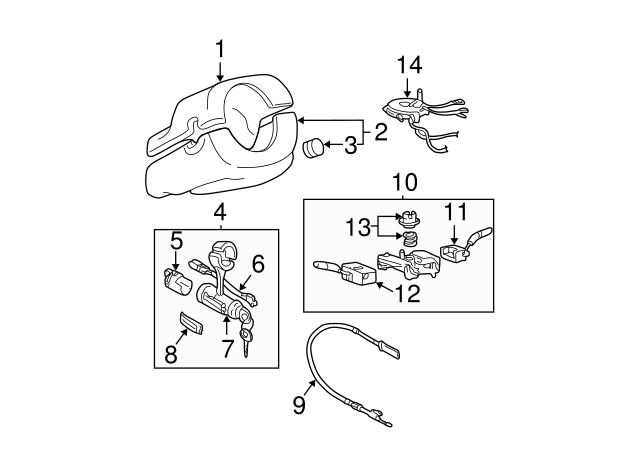 95412-2D000 - Hazard Warning Switch 2001-2006 Hyundai Elantra ...