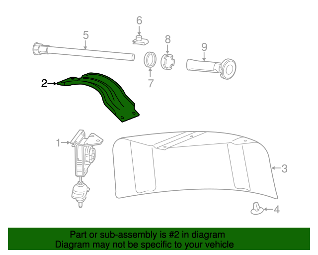 23176415 - Frame Reinforcement 2015-2022 GM | GMPartsNow