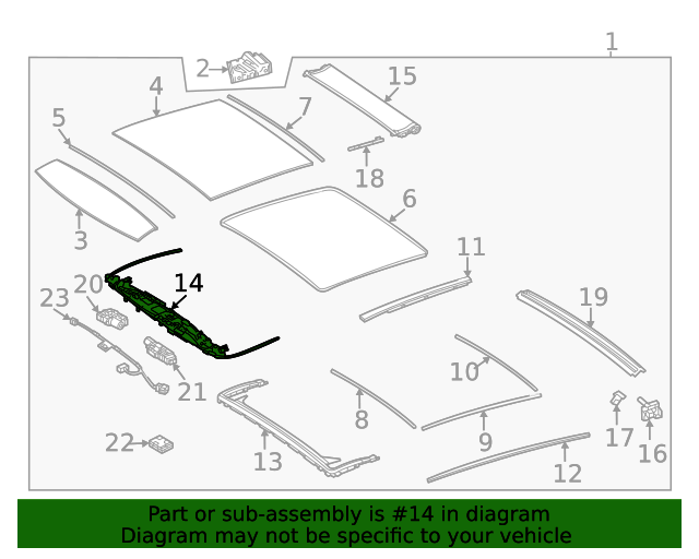 2021-2024 Mercedes-Benz Front Housing 1677807600 | Mercedes-Benz Parts ...