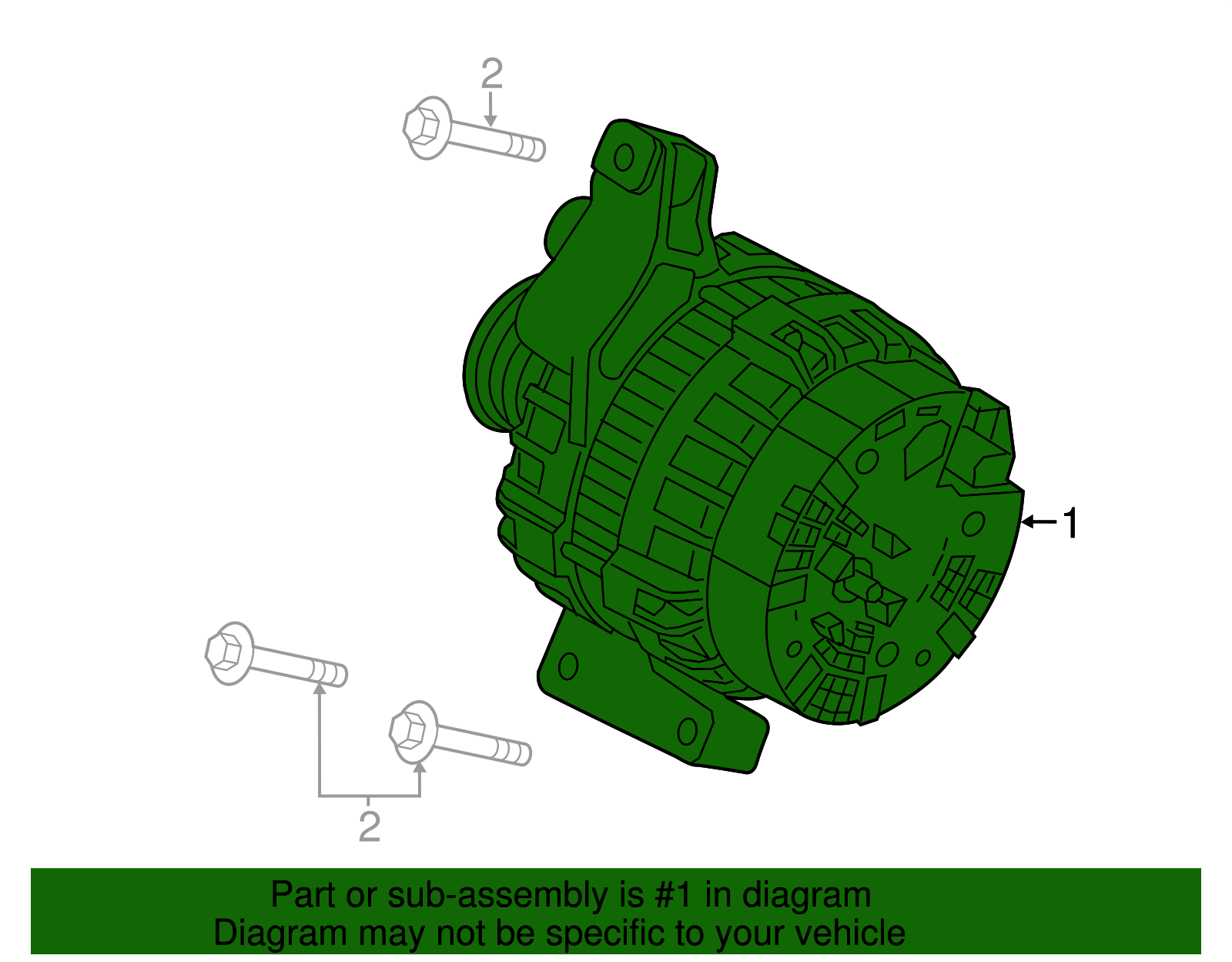 2016-2024 Land Rover Alternator LR079255 | OEM Parts Online