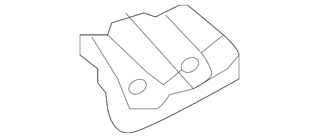 205-636-35-00 - Roof Rail Rear Bracket 2015-2020 Mercedes-Benz ...