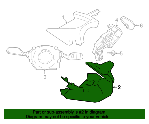 Genuine BMW 51-45-9-285-065 | Lower Column Cover | FREE Shipping on ...