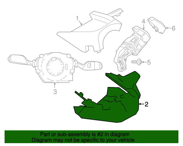 Genuine BMW 51-45-9-285-065 | Lower Column Cover | FREE Shipping on ...