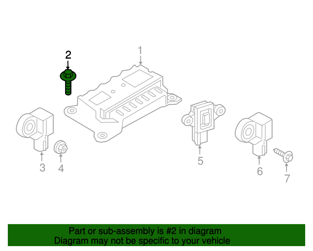 2006-2022 Volvo Diagnostic Unit Bolt 999233 | TascaParts.com